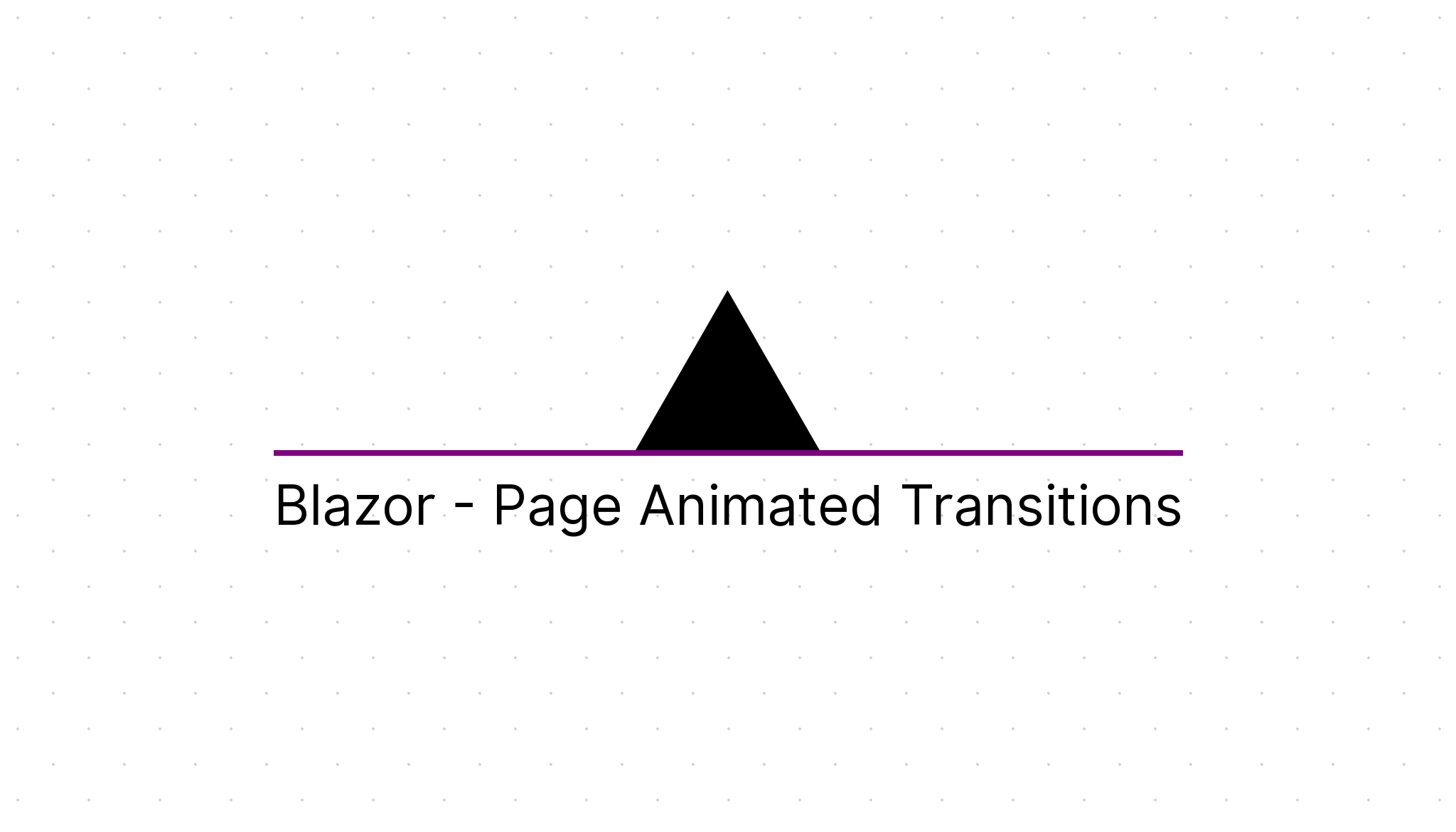 Blazor - Page Animated Transitions | Cody's Personal Site